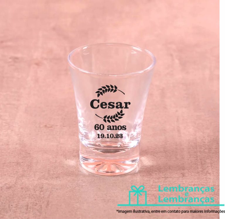 Lembrancinhas de casamento Copinho copo de vidro Dose Shot 60 ml ...