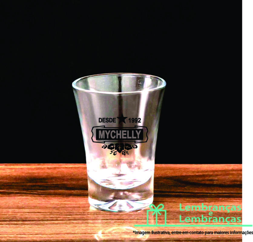 Lembrancinhas de casamento Copinho copo de vidro Dose Shot 60 ml ...